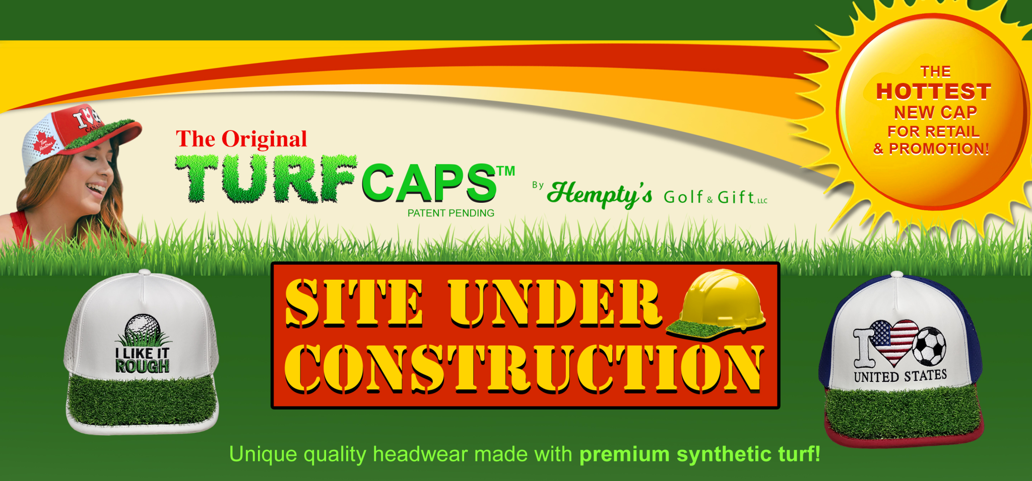 Turf Caps – The Original Premium Synthetic Turf Hat – Innovative ...